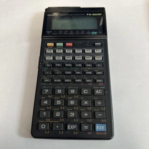 VINTAGE CASIO PROGRAMMABLE calculator FX-603P operation confirmed LTD ...