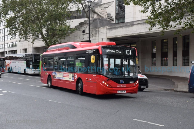 BUS PHOTO PRINT 4x6 RATP BE37014 LJ18FJV BYD D8UR ADL ENVIRO 200 MMC ...