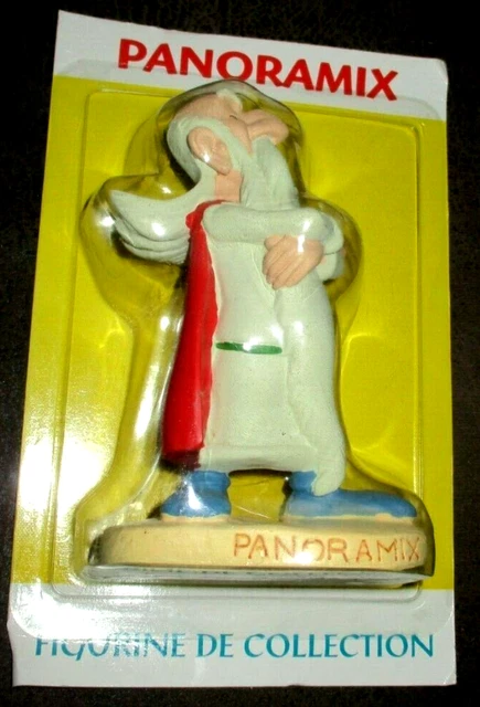 ASTÉRIX - ANCIENNE statuette Plastoy - Panoramix -Sous blister-Résine ...