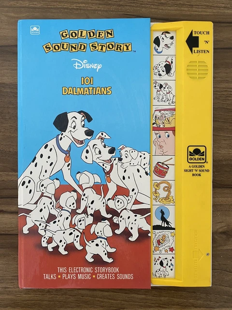 DISNEY 101 DALMATIANS Golden Sound Story Book - Vintage 1991 - Rare ...