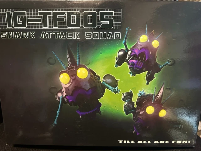TRANSFORMERS SHARKTICONS G1 3P Masterpiece-like NIB IG-TF005 IGear ...