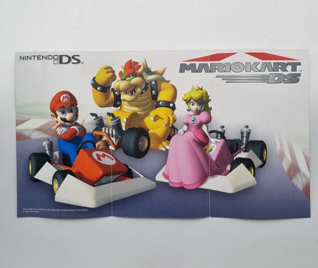 LEAFLET MINI POSTER - Original Nintendo DS Mario Kart 2005 £9.99 ...