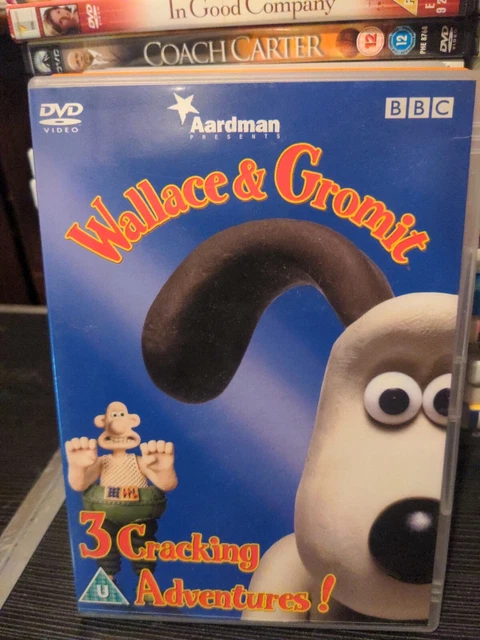 WALLACE AND GROMIT Three Cracking Adventures DVD 2005 Nick Park cert U ...