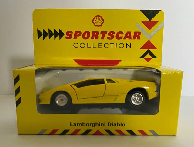 VINTAGE SHELL SPORTSCAR Collection 'Lamborghini Diablo Diecast Model ...