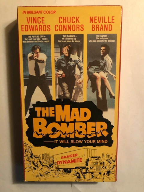 THE MAD BOMBER Chuck Connors, Vince Edwards Vhs Goodtimes £15.73 ...