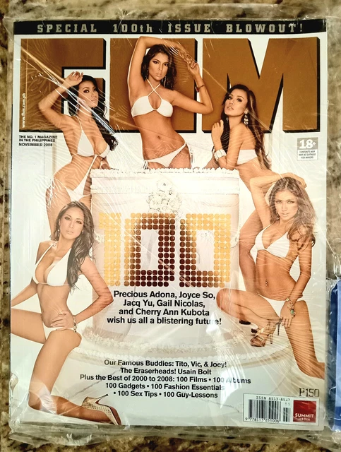 FHM PHILIPPINES NOVEMBER 2008 100th Special Edition Issue Brand New £23 ...