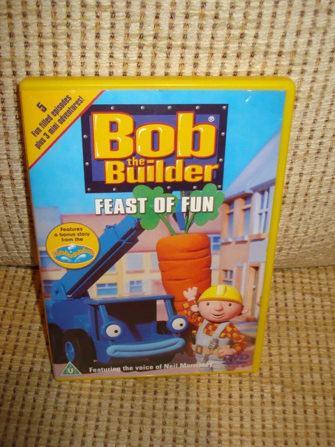 BOB THE BUILDER Dvd Bundle 1st Series Big Dino Dig Teamwork Challenge ...