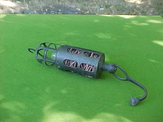 VINTAGE J. Lucas Brass Birdcage Classic Car Land Rover Inspection Lamp ...