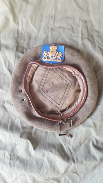 BERET ARMÉE BELGE Service Logistique Original 1972 EUR 20,00 - PicClick FR