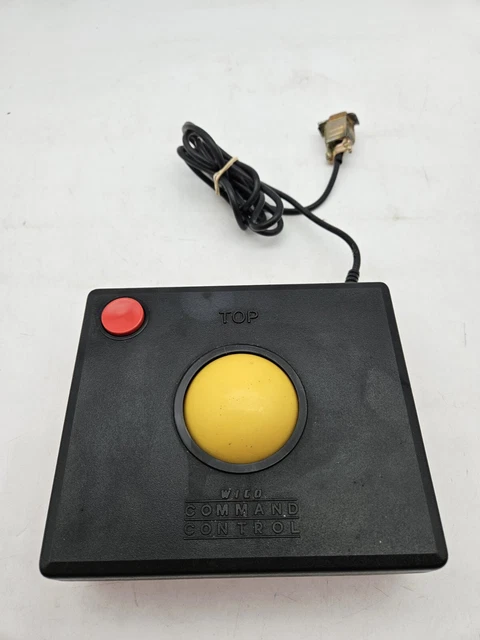 WICO COMMAND CONTROL Trackball Track Ball for Atari, Commodore C64 ...