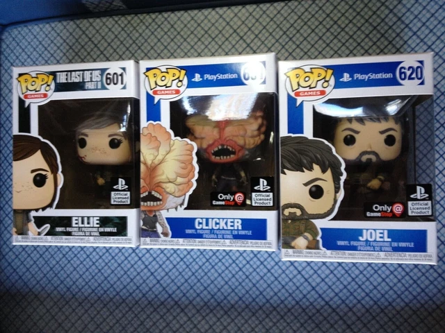 FUNKO POP LAST Of Us Joel Ellie Clicker New Unopened w/Protectors $338. ...