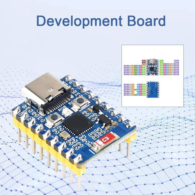 For Esp32 C6 Mini Development Board Based On Esp32 C6fh4 Processors 1 B1x0 £635 Picclick Uk