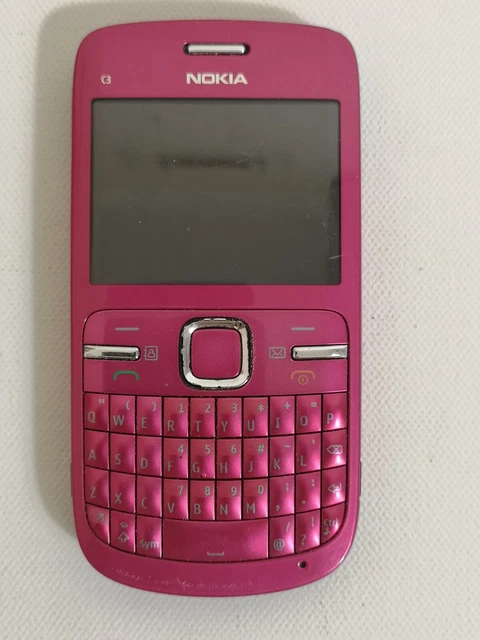 NOKIA C3-00 MOBILE Cell Phone Untested Pink - Retro $60.00 - PicClick AU