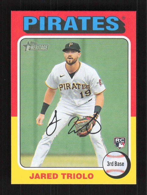 JARED TRIOLO RC 2024 Topps Heritage Mini Pittsburgh Pirates #253 EUR 2 ...