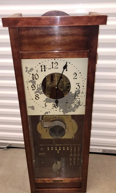RARE O. B. McClintock Loomis Bank Vault Clock Seth Thomas Clock ...