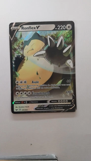 RONFLEX V (SSH 141) Épée et Bouclier Pokémon FRANCAIS 240318A EUR 3,75 ...