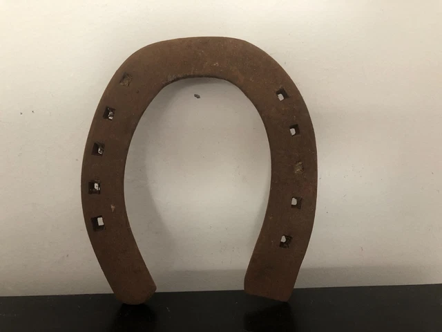 FER À CHEVAL ancien vintage déco chevaux équestre équitation PORT ...