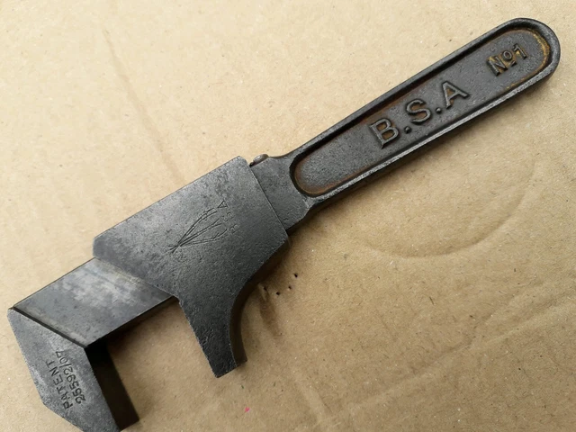 VINTAGE BSA NO1 ADJUSTABLE SPANNER £27.03 - PicClick UK