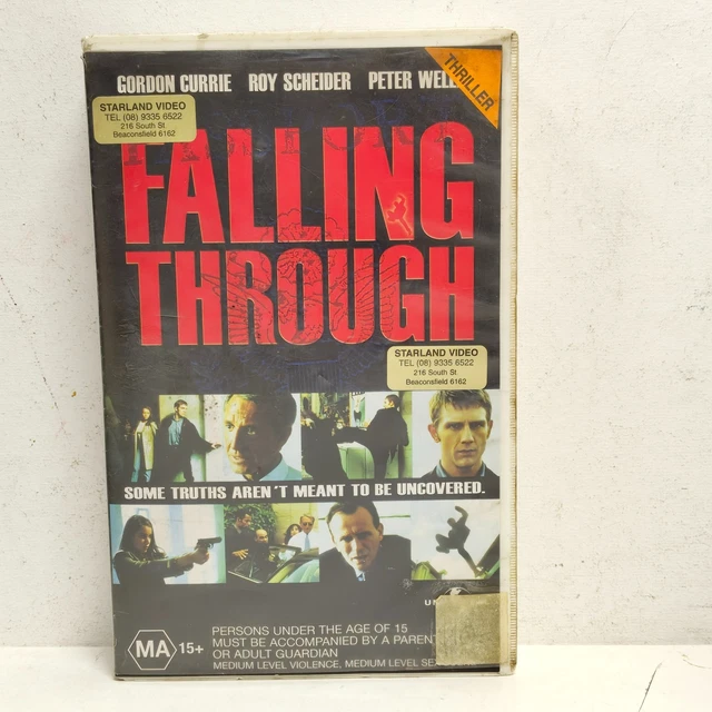 FALLING THROUGH - Big Box Ex Rental - VHS Tape $39.90 - PicClick AU