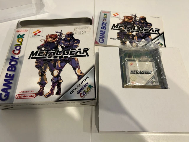 METAL GEAR SOLID - Game Boy Color Nintendo - Complet EUR 249,00 ...