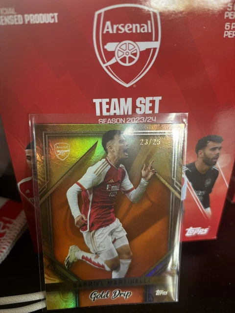 TOPPS ARSENAL TEAM Set Martinelli Gold Drip 23/25 EUR 35,00 - PicClick FR