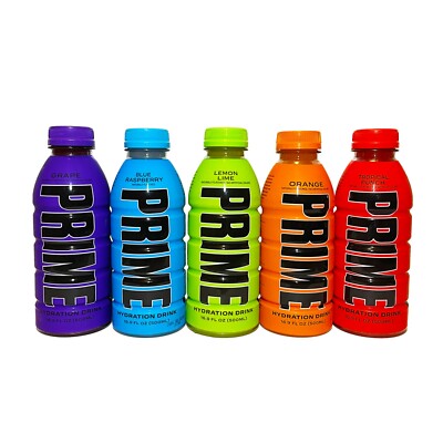 PRIME HYDRATION DRINK ALL 5 FLAVORS by Logan Paul x KSI $41.09 ...