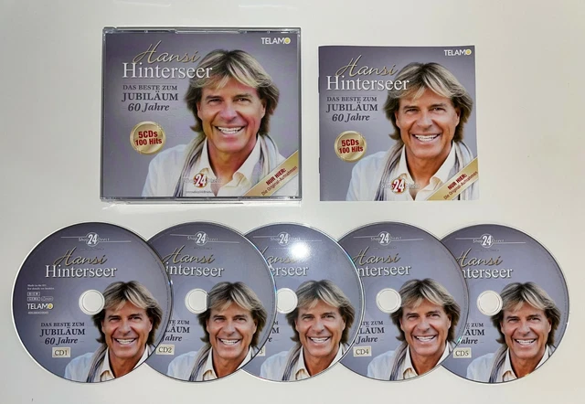 HANSI HINTERSEER - Das Beste zum Jubiläum 60 Jahre - 5 CD-Box - Shop24Direct EUR 17,00 - PicClick DE