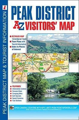 PEAK DISTRICT ISITORS Map Geographers A-Z Map Co Ltd Very Good Book £59 ...