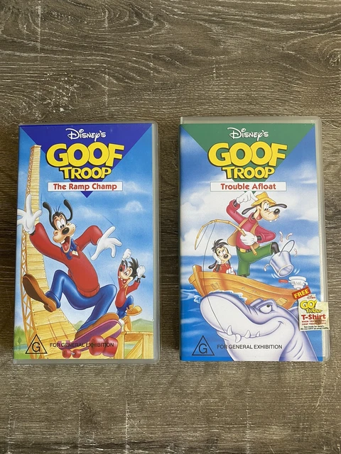 Disney Vhs Lot The Goof Troop The Ramp Champ And Trouble Afloat 20