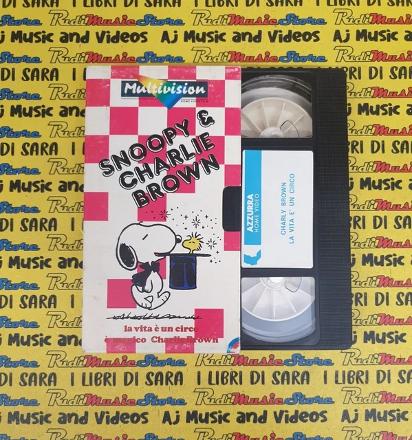 VHS CARTONATA SNOOPY & CHARLIE BROWN ANIMAZIONE MULTIVISION MEDIA ...