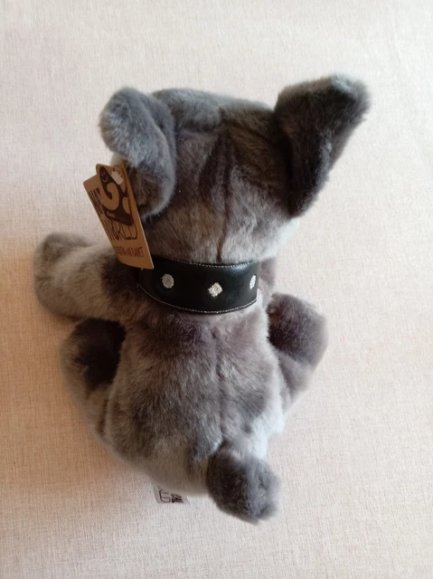 FRENCH BULLDOG STUFFED animal teddy natural world £5.45 - PicClick UK