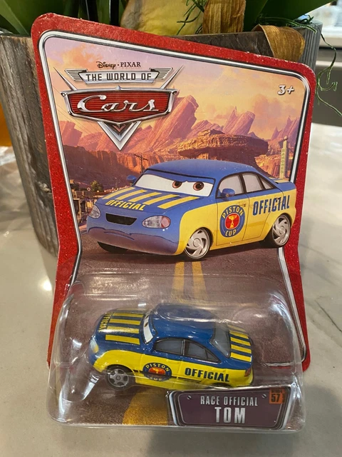 DISNEY PIXAR CARS The World of Cars RACE OFFICIAL TOM $9.95 - PicClick