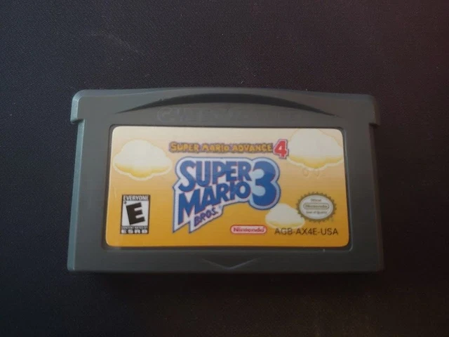 SUPER MARIO ADVANCE 4: Super Mario Bros. 3 (GBA, 2003) AUTHENTIC TESTED ...