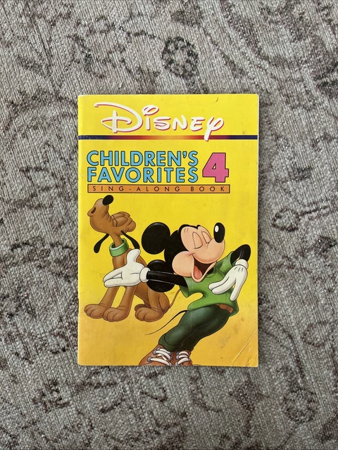 SING ALONG BOOK Disney Children’s Favorites Volume 4 $7.12 - PicClick CA