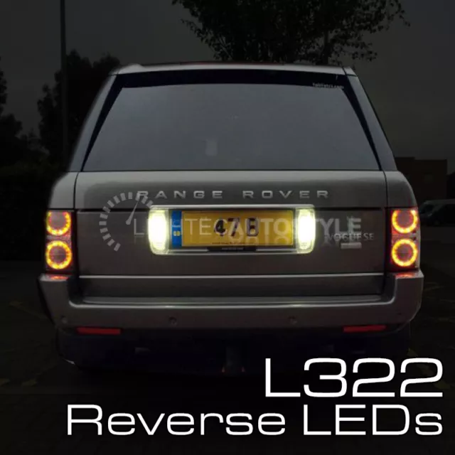 RANGE ROVER L322 Canbus Reverse Led Light Kit Upgrade Bright Pure Xenon ...