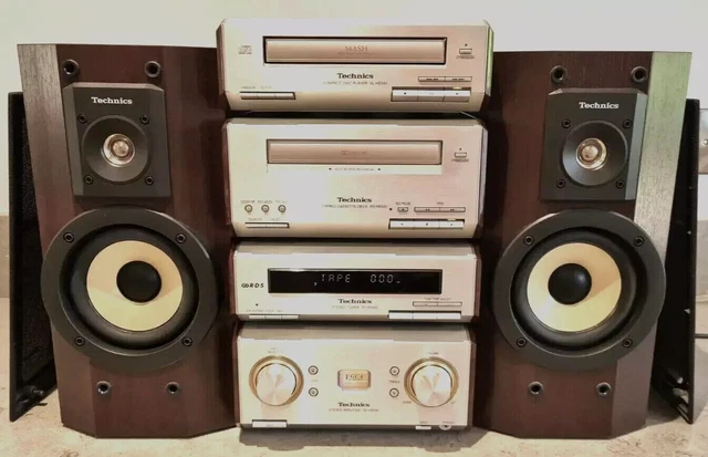TECHNICS HD550 HI-FI Amplifier, Cd Player, Cassette Deck, Tuner & Speakers £49.00 - PicClick UK