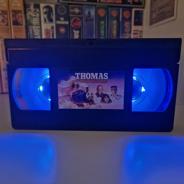 THOMAS AND THE Magic Railroad LED VHS Tape Lamp Birthday Xmas Gift ...