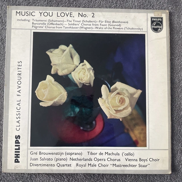 MUSIC YOU LOVE No.2 Various Classical Artist UK Vinyl LP. Philips GBL ...