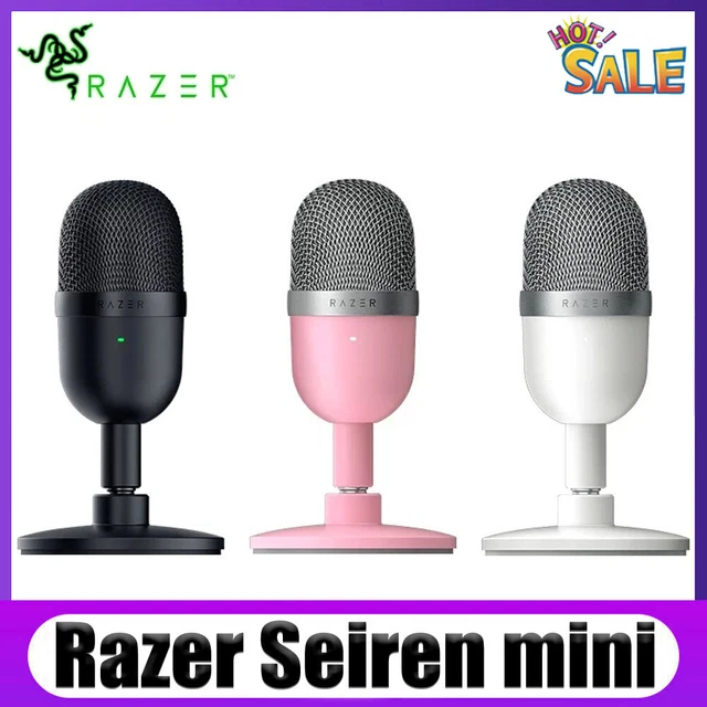RAZER SEIREN MINI Ultra Compact Condenser Microphone for Streaming ...