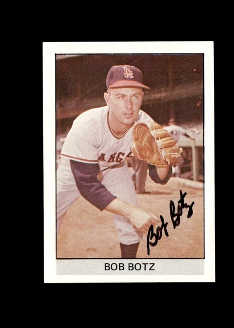 BOB BOTZ 1979 Fritsch One-Year Winners Angels authentic autographed ...