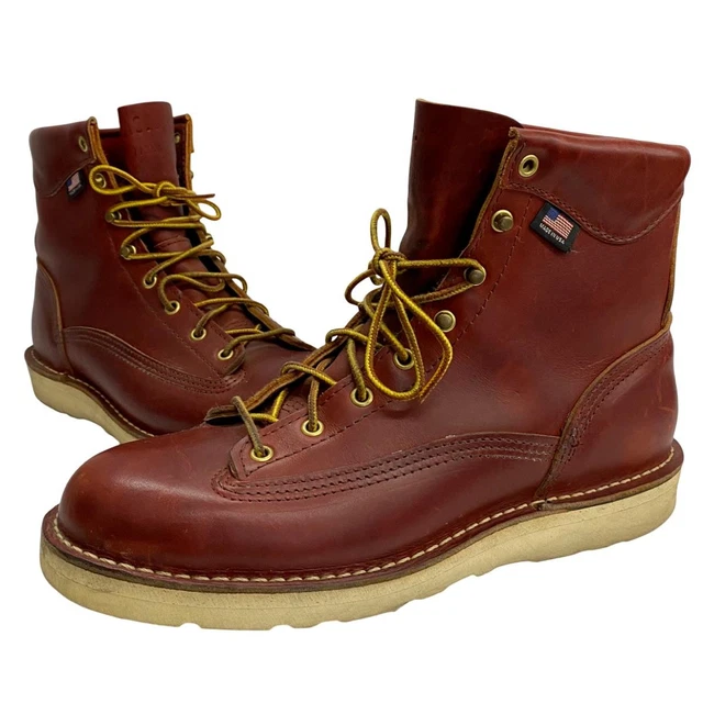 [USED] DANNER DJ FOREMAN Vibram 11200X Men's Shoes Boots Work Brown 10D ...