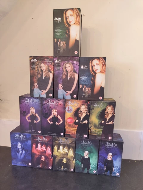 BUFFY THE VAMPIRE Slayer VHS Complete Boxset Series 1-7 1 2 3 4 5 7 ...