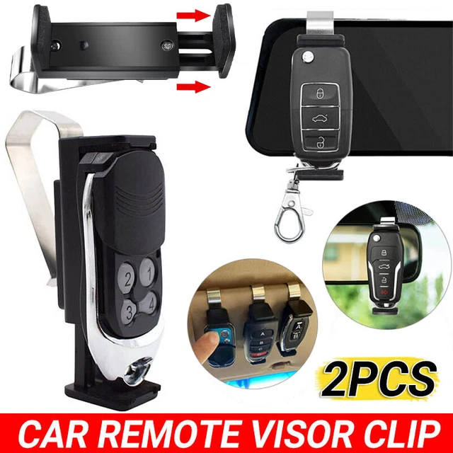 CAR SUN VISOR Clip Holder Adjustable Mount Stand Gate Garage Door ...