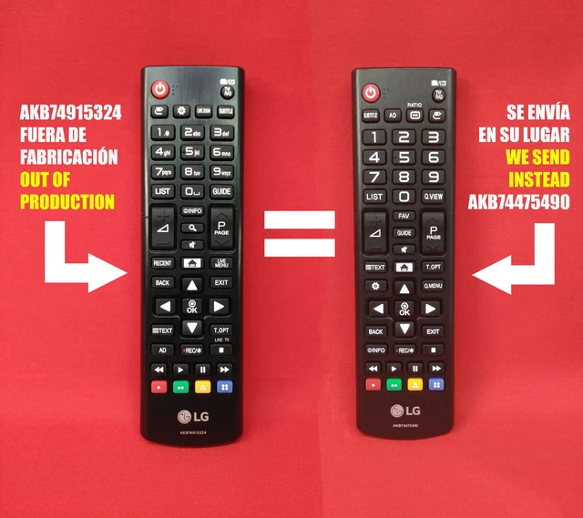 TÉLÉCOMMANDE ORIGINALE POUR Tv Lg 55Uh660V 4K Uhd EUR 32,50 - PicClick FR