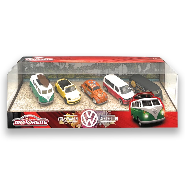 MAJORETTE VOLKSWAGEN ORIGINALS 5er-Geschenkset Autos Spielzeugautos ...