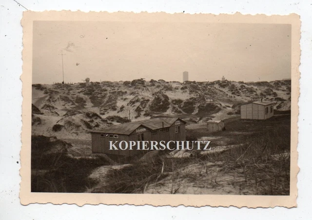 L10 - NORDERNEY 1939 Dünen Stellung Lager Schutzhütte Quartier ...