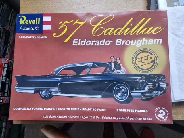 REVELL USA SSP Reissue 57 Cadillac Eldorado Brougham 2009 1:25 AMT MPC ...