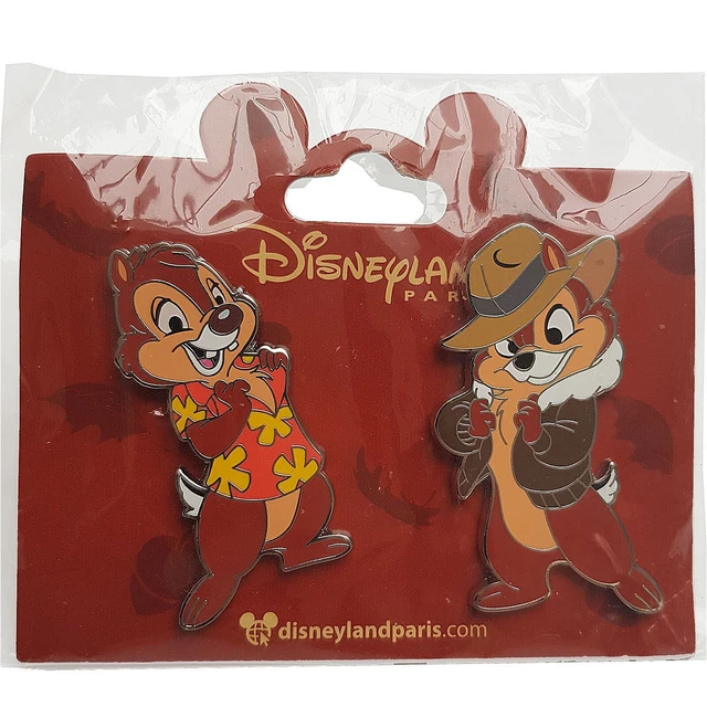 DISNEYLAND PARIS CHIP N Dale Rescue Rangers Pin Set Trading Badge ...
