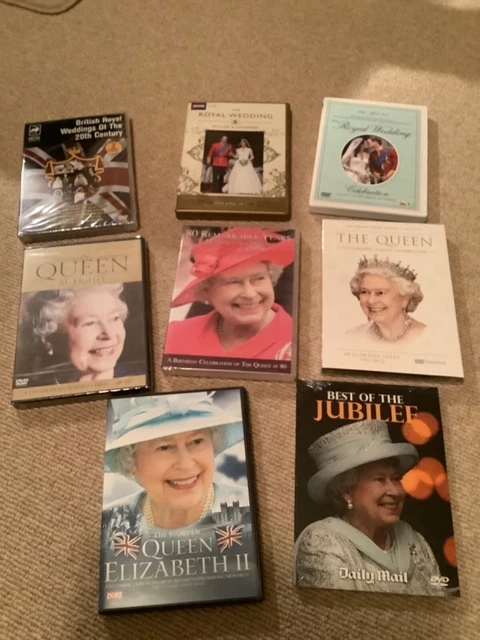 BRITISH ROYAL FAMILY DVD Bundle, Monarchy the Queen and Royal weddings ...