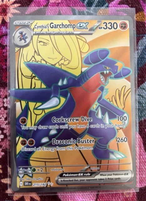 POKÉMON TCG DESTINED Rivals Cynthia’s Garchomp Ex 104/182 Double Rare Near Mint $10.00 - PicClick AU